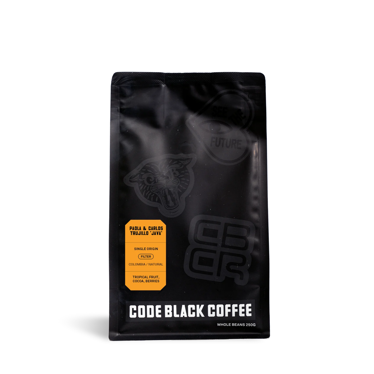 Code Black Coffee - Colombia Paola & Carlos Trujillo Java - Espresso r
