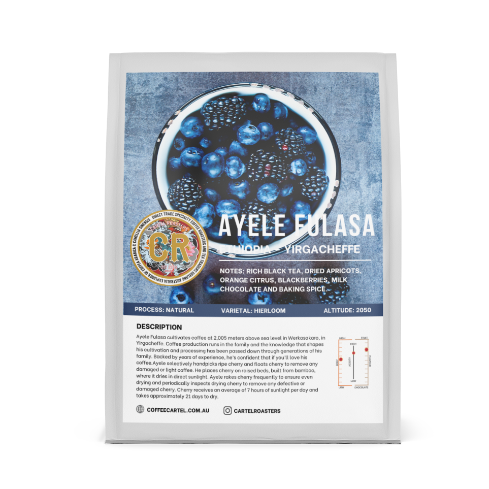 Cartel Roasters - ETHIOPIA AYELE FULASA YIRGACHEFFE NATURAL – Filter r