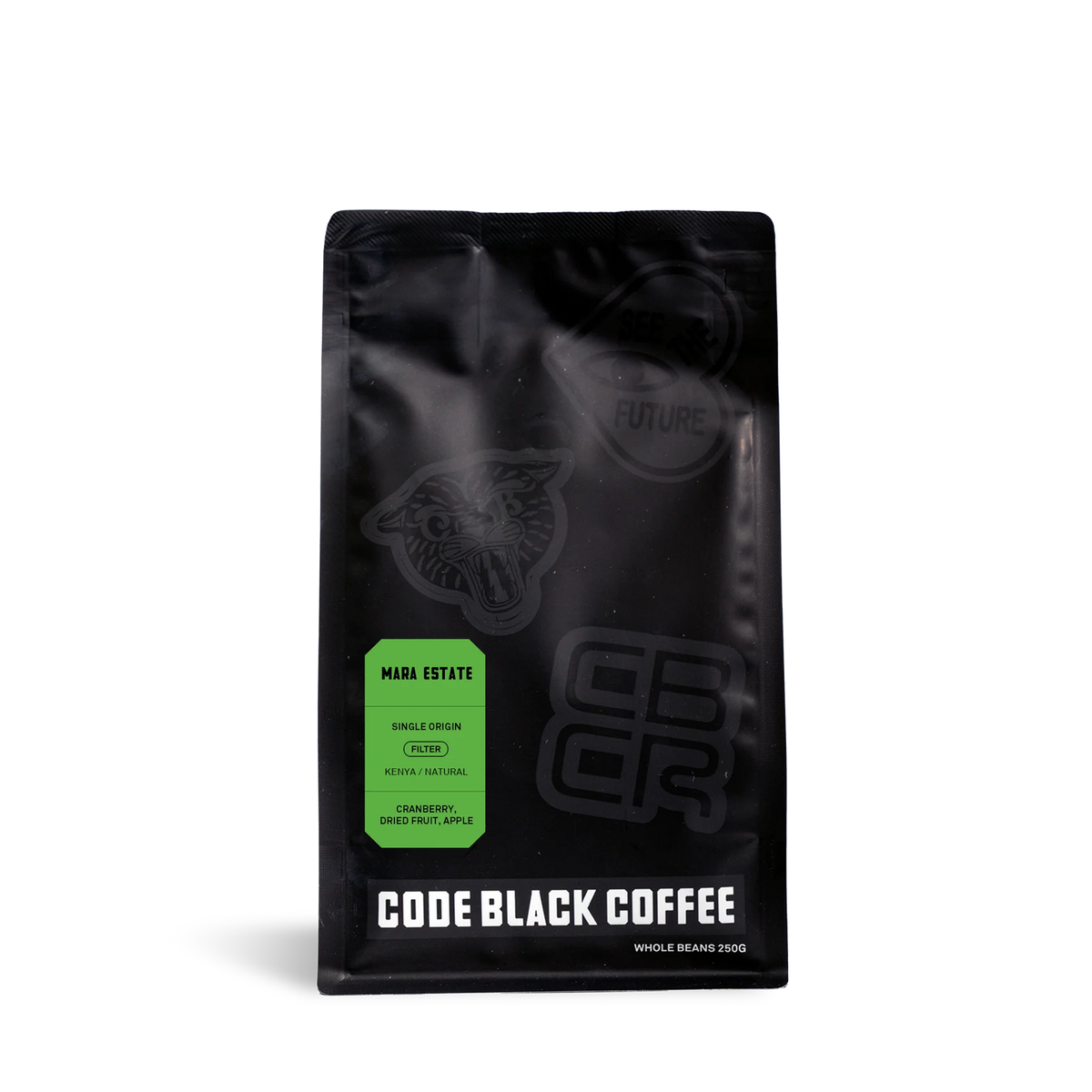 Code Black Coffee - Kenya Mara Estate Natural - Espresso roast