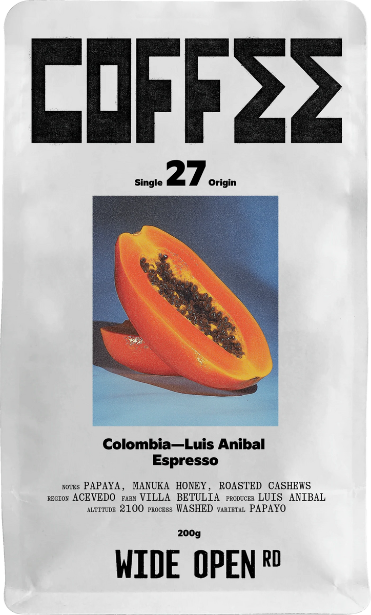 Wide Open Road - Colombia Luis Anibal - Espresso roast